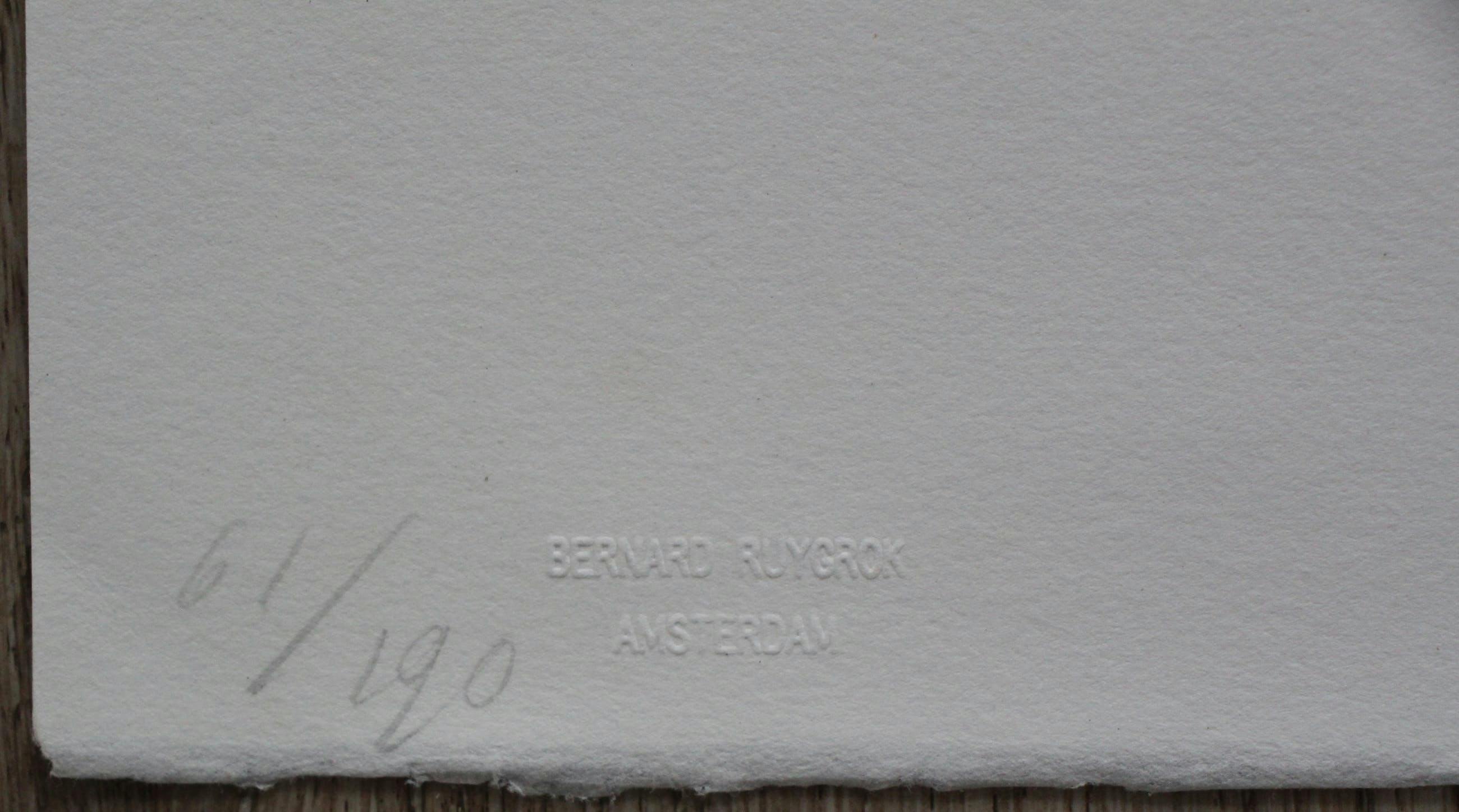 Gerard Leonard van den Eerenbeemt - litho: abstract Verkocht ...
